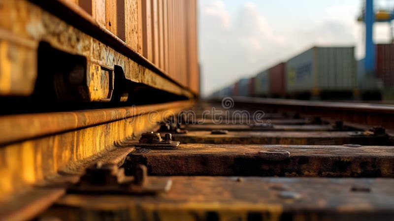 Aged Rust Covered Rail Tracks Stock Illustrations – 4 Aged Rust Covered ...