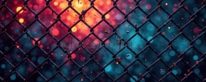 Weathered Chain Link, Textured Diamond Mesh, Blank Space, Design ...