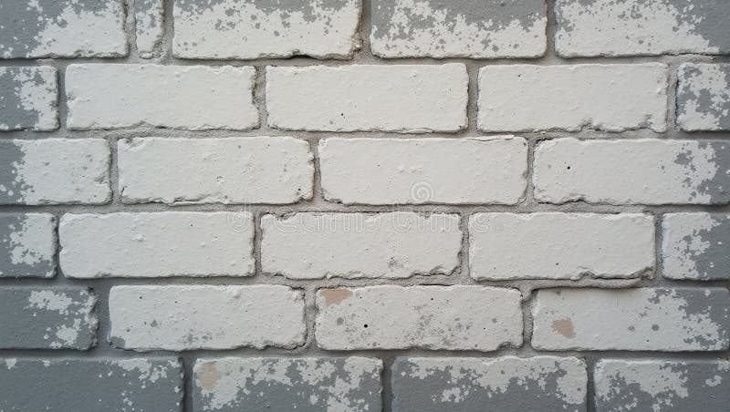 Weathered Cinder Block Wall Texture with Chipped Paint Stock ...