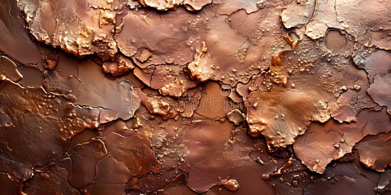 Weathered Copper Surface Creates a Rustic and Textured Aesthetic for ...