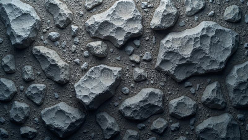 Weathered Granite Boulder Texture in Shades of Gray and Black with ...