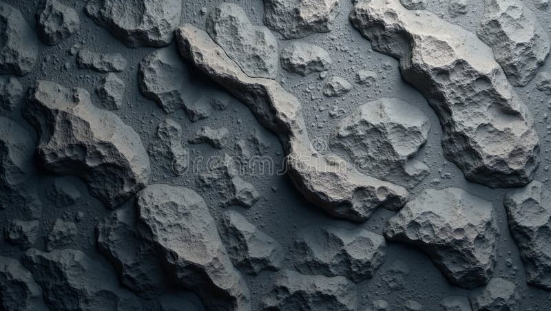 Weathered Granite Boulder Texture in Shades of Gray and Black with ...