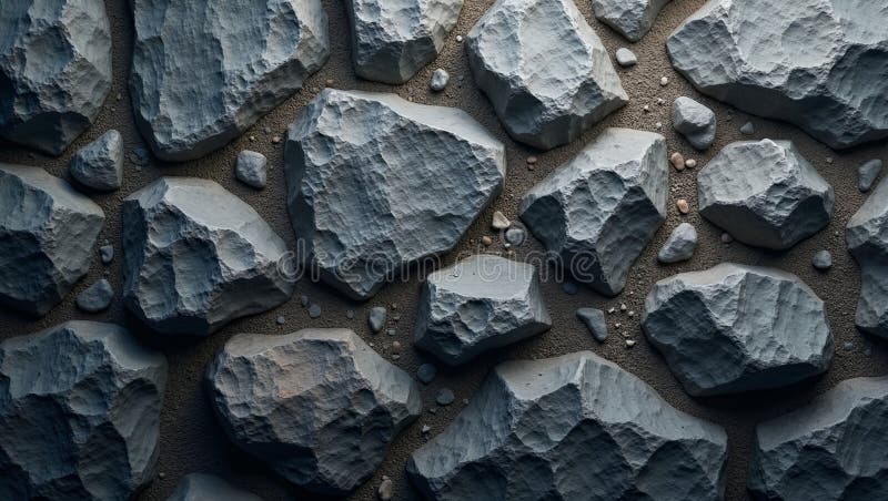 Weathered Granite Boulder Texture in Shades of Gray and Black with ...