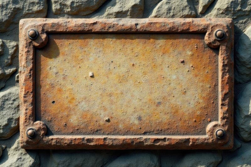 Weathered Granite Sign, Blank Stone Plate Ancient, Rustic Texture ...