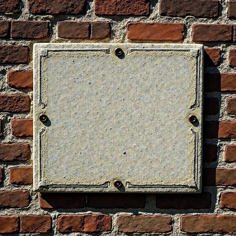 Weathered Granite Sign, Blank Surface Ancient Stone, Brick Texture ...