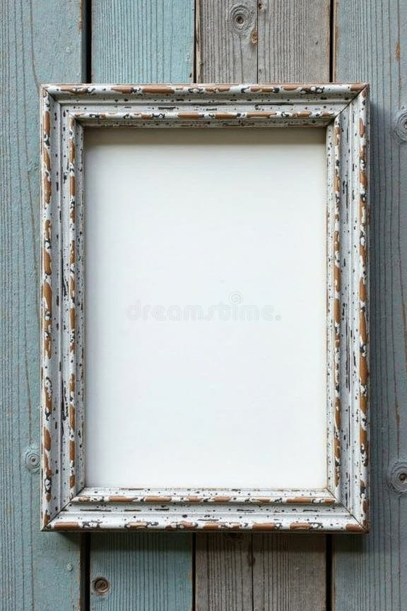Weathered Gray Picture Frame, Distressed Wood Texture, Empty Frame ...