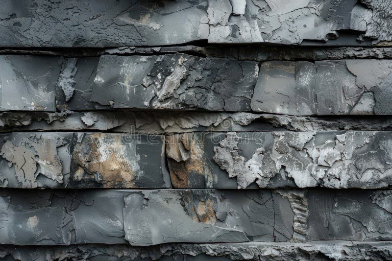 Weathered Gray Stone Brick Wall Texture Background Stock Illustration ...