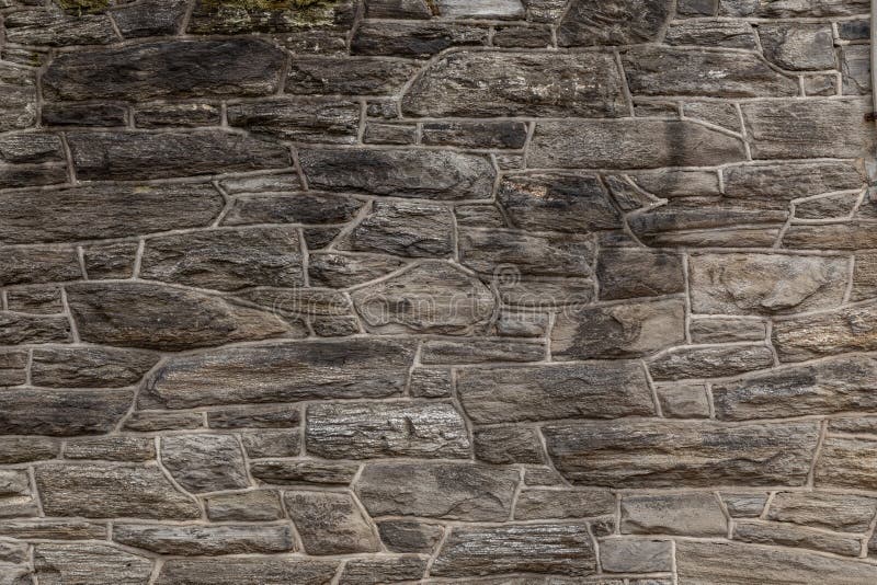 Weathered Gray Stone Wall with Beaded Mortar Joints, Architecture ...