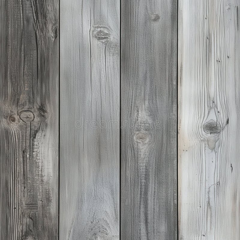 Weathered Gray Wooden Planks, Close-Up Texture Stock Illustration ...