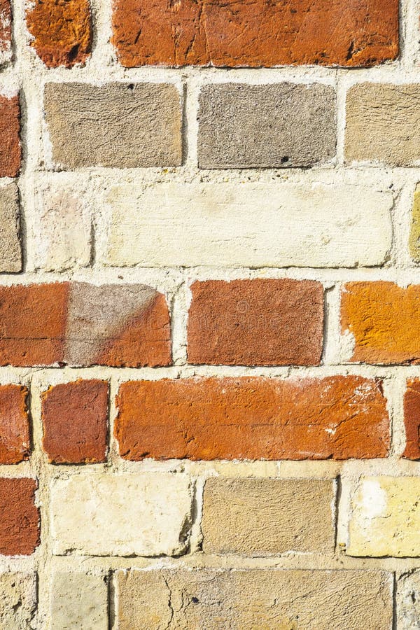 Weathered Heavy Old Brick Wall Background Stock Image - Image of ...