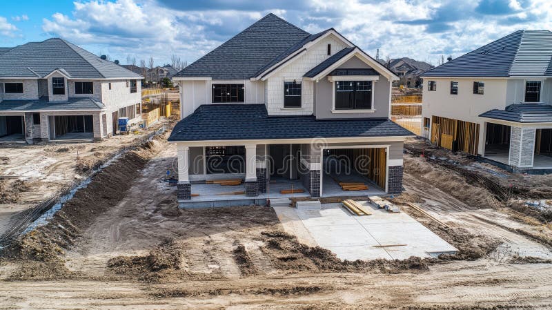 A Weathered House Stands Proudly, Surrounded by an Array of ...