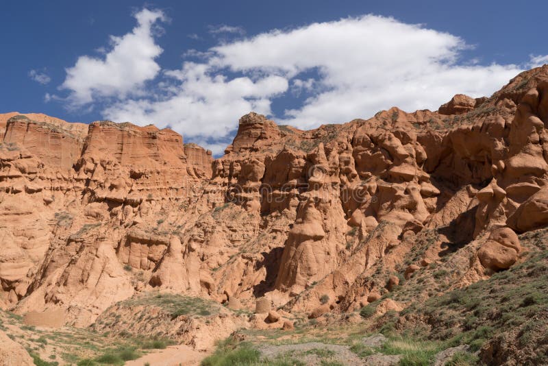 Weathered landform stock photo. Image of china, backpacking - 58701854