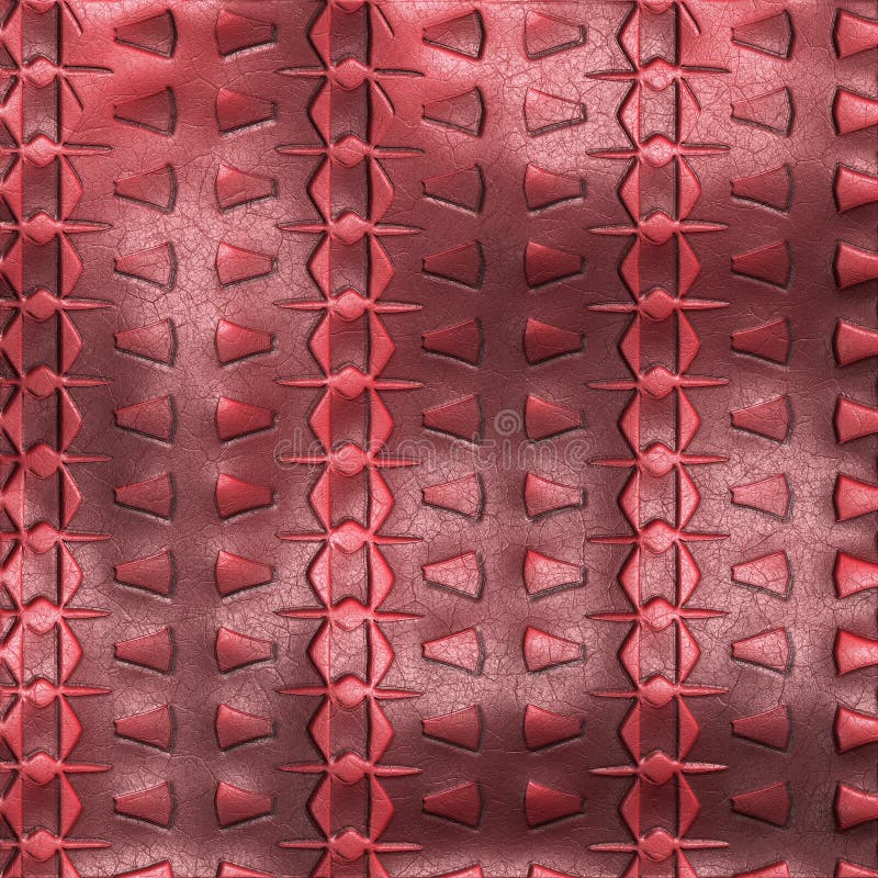 Embossed Design in Weathered Leather Finish Design 2 Stock Photo ...