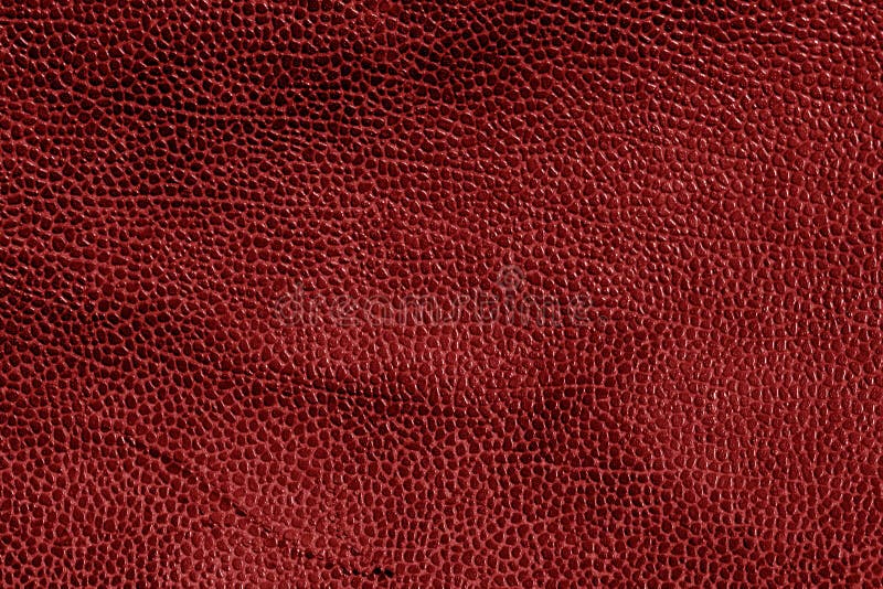 Weathered Leather Texture in Red Tone Stock Image - Image of detail ...