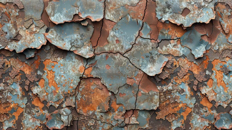 Weathered Metal Surface Exhibits Corrosion and Rust Damage Stock ...