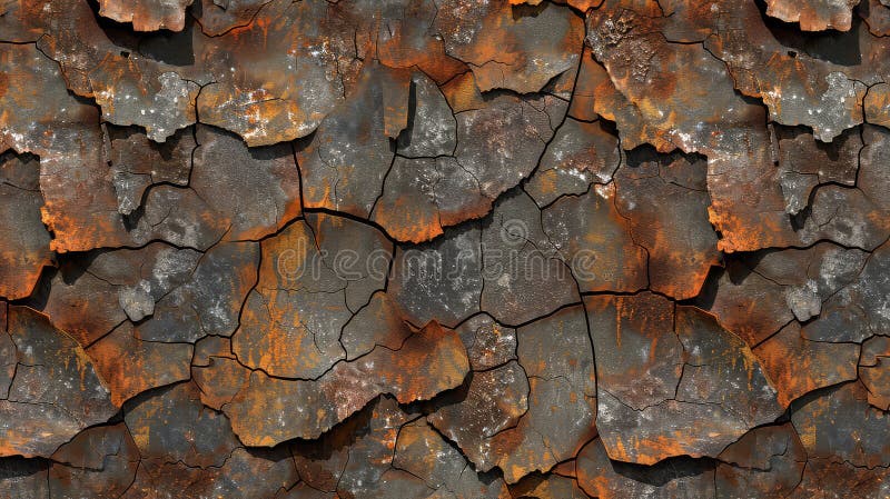 Weathered Metal Surface Exhibits Corrosion and Rust Damage Stock ...