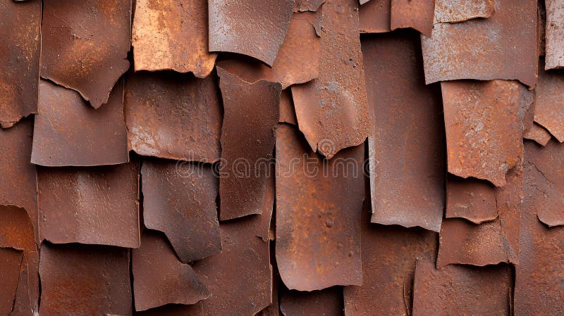 Weathered Metal Texture with Layers of Rust for Background Design Stock ...