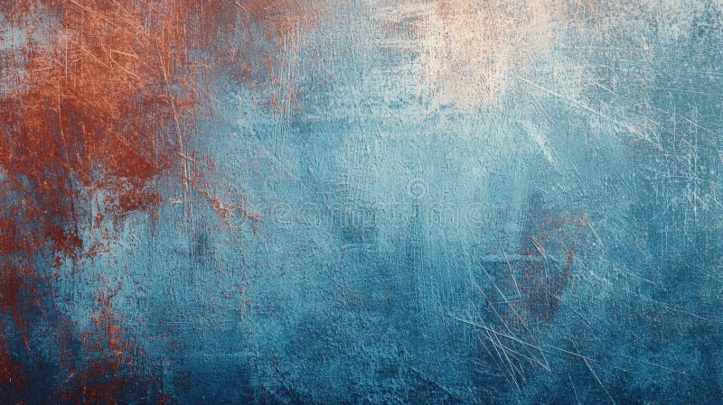 Weathered Metallic Surface with Scratches and Color Variations Creating ...