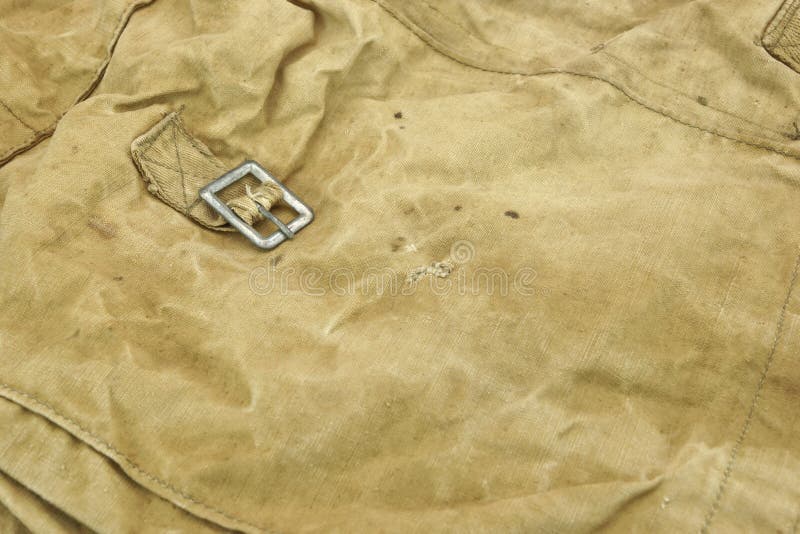Weathered Military Canvas Bag Textured Background Stock Photo - Image ...