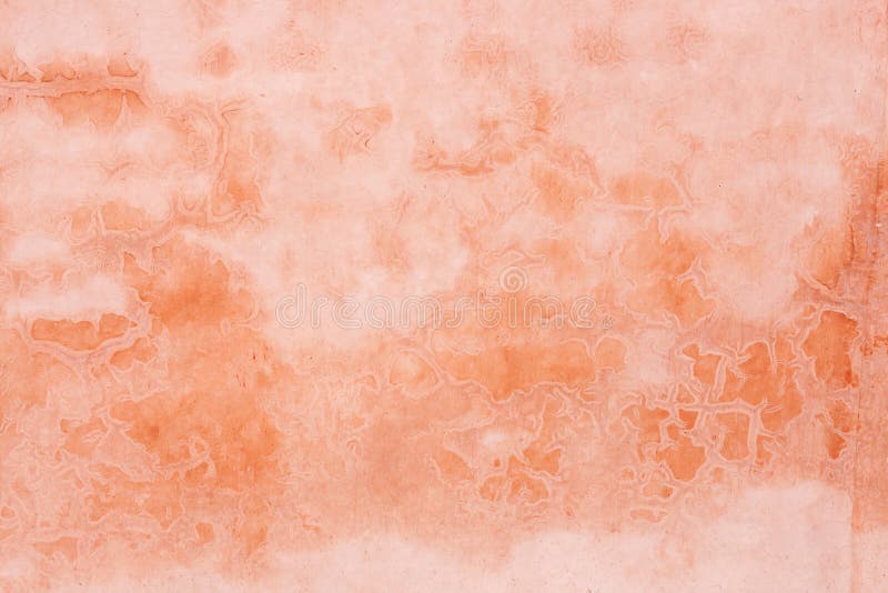 Weathered Moroccan Red Wall Stock Image - Image of front, horizontal ...