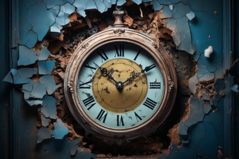 Old Broken Clock Stock Illustrations – 857 Old Broken Clock Stock ...