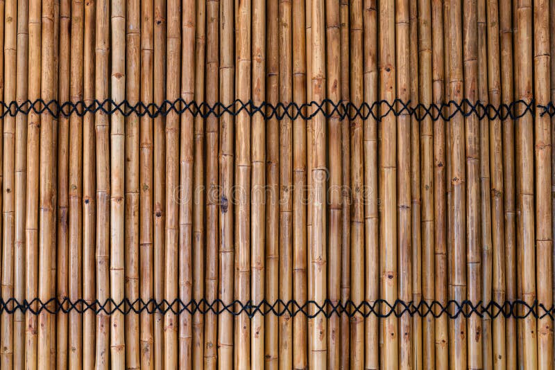 Weathered Old Brown Bamboo Texture Background Stock Image - Image of ...