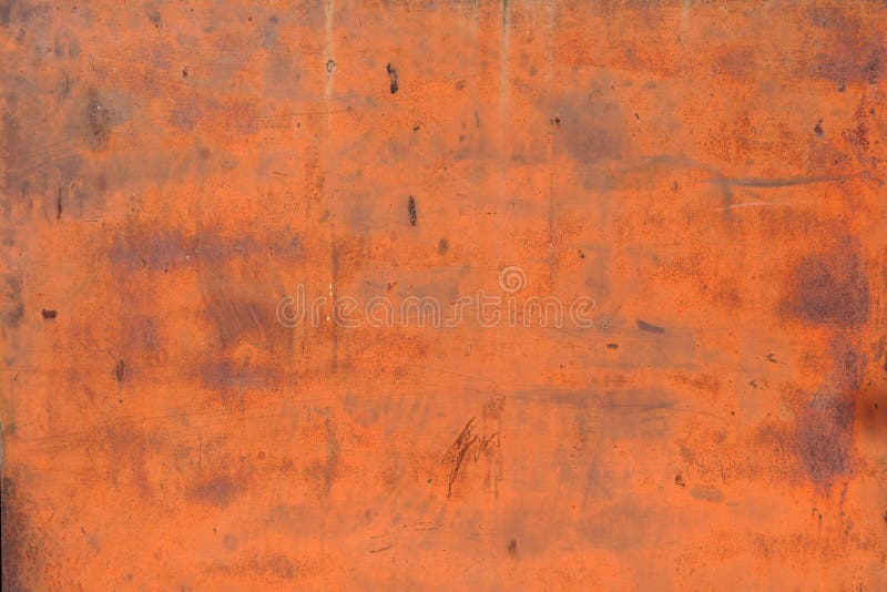 Weathered Orange Concrete Wall Texture Background Stock Image - Image ...