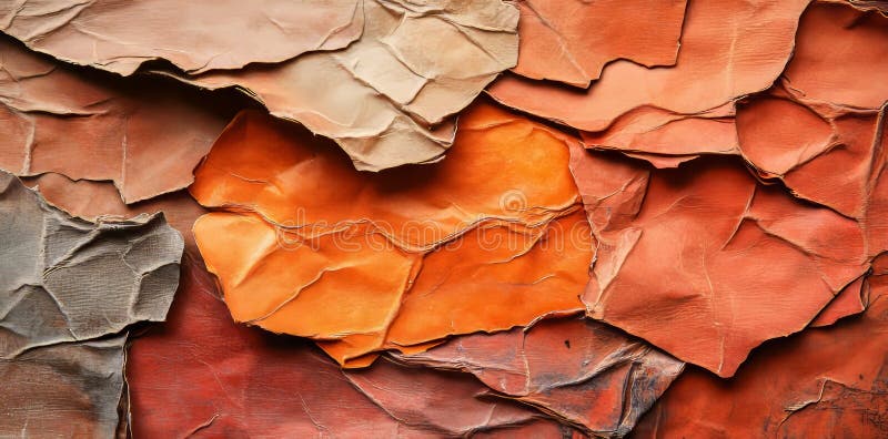 The Weathered Orange Texture Features a Worn and Gritty Surface ...