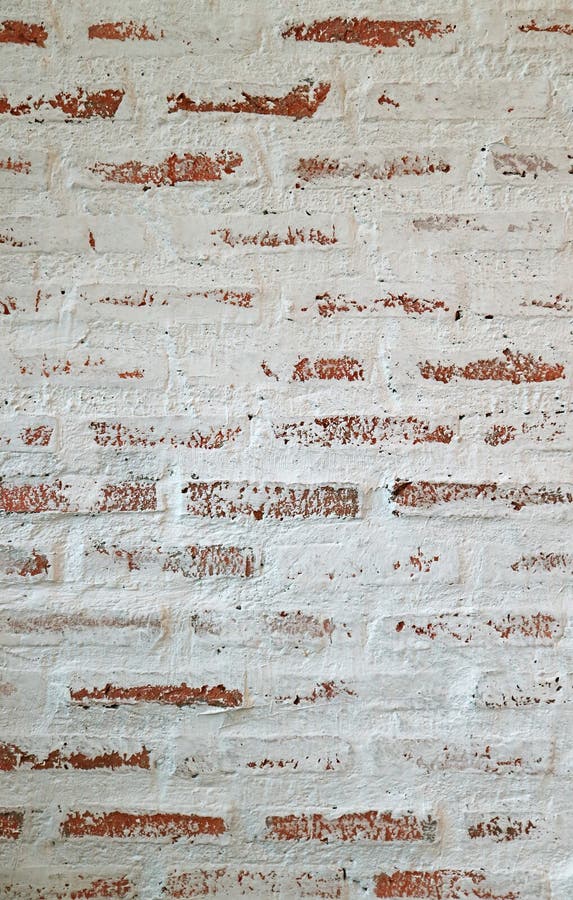 Weathered Painted Brick Wall Texture Background Stock Image - Image of ...