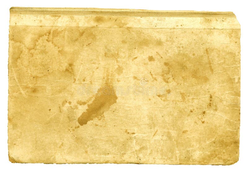 Weathered Paper Book Cover. Stock Photo - Image of ancient, line: 84991400