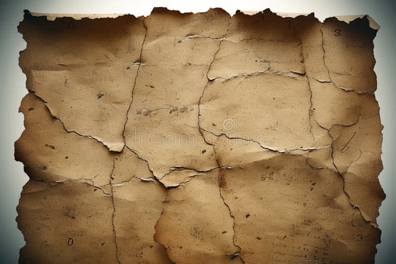 Weathered Paper Holds Ancient Document, Enhanced by Textured, Historic ...