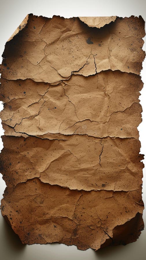 Weathered Paper Holds Ancient Document, Enhanced by Textured, Historic ...