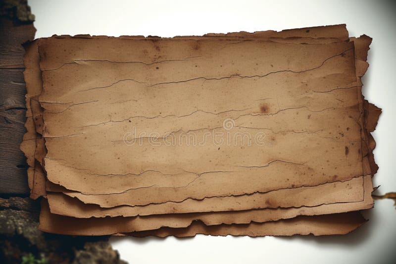 Weathered Paper Holds Ancient Document, Enhanced by Textured, Historic ...