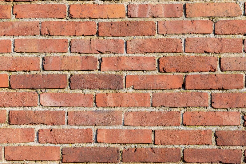 Regular Pattern of a Red Brick Wall Creating a Visually Appealing ...