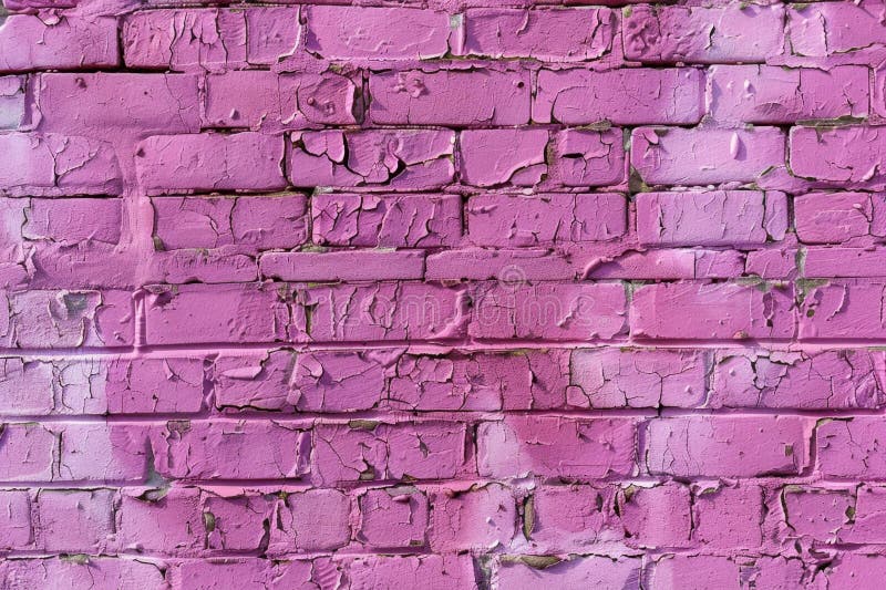 Weathered Pink Brick Wall with Peeling Paint. Great for Urban ...