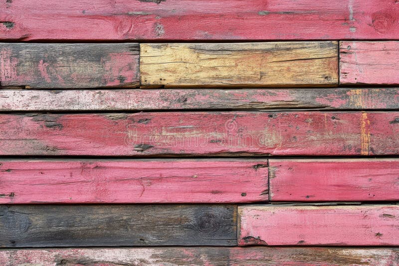 Weathered Pink and Gray Wood Planks Rustic Texture Background Stock ...