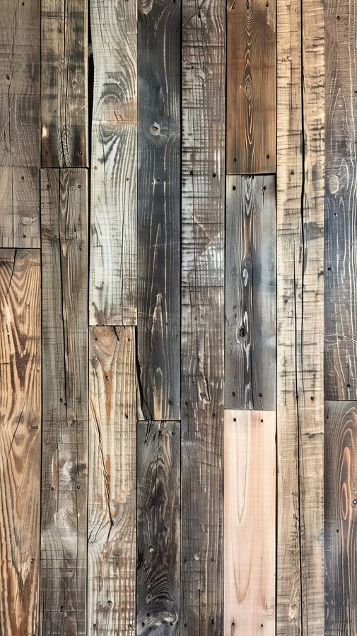Weathered Reclaimed Wooden Planks with Natural Textures and Patterns ...