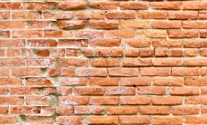 Weathered red brick stock image. Image of cement, aging - 98964325