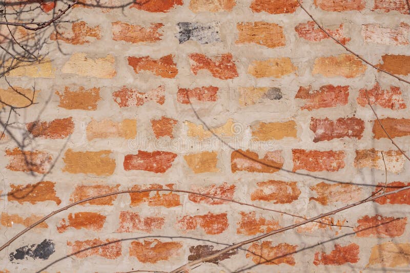 Old Red Brick Wall. Brick Wall Texture, Grunge Texture Background ...