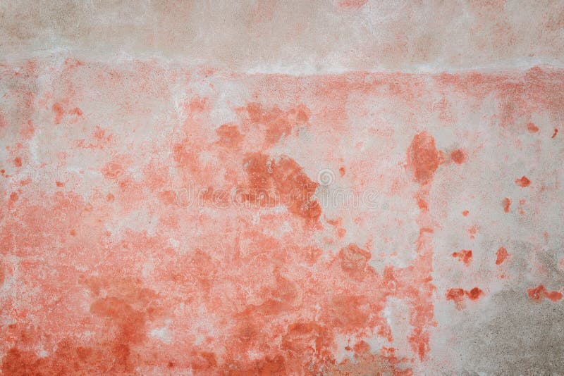Weathered Red Concrete Wall Stock Photo - Image of painted, textured ...