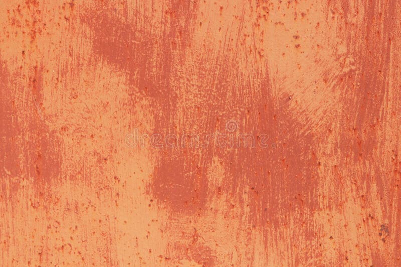 Weathered Red Painted Wall Texture. Brush Strokes Stock Image - Image ...