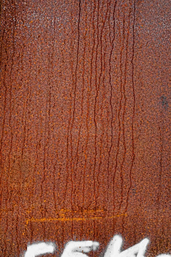 Weathered Red Rusted Metal Texture Stock Photo - Image of flecken ...