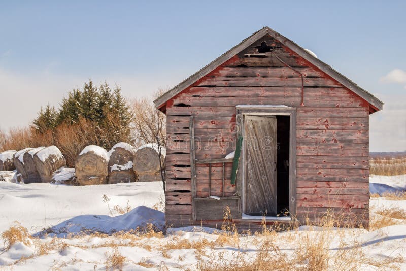 Red painted shed stock image. Image of long, farmland - 39678187
