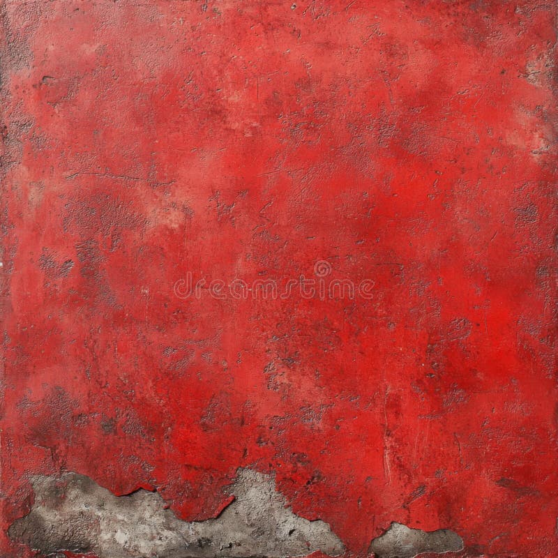 Weathered Red Surface with Cracks and Rough Texture Stock Photo - Image ...