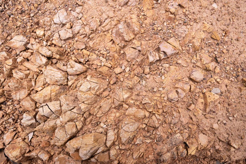 Weathered Rock Background. Brown Highly Weatered Stone Stock Photo ...