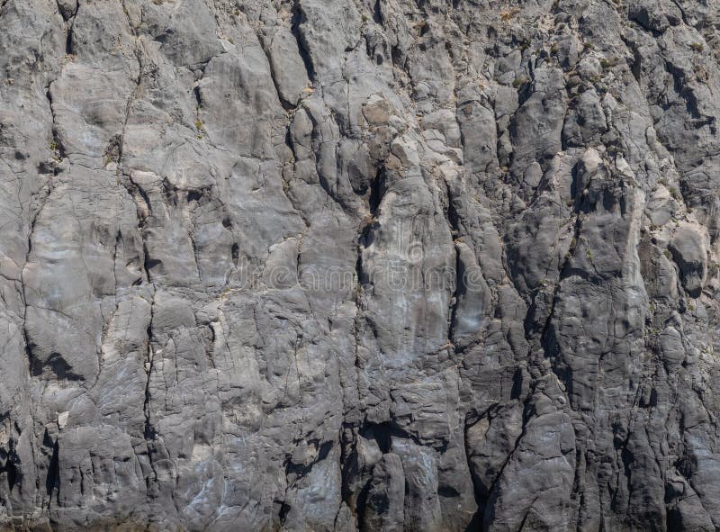 Weathered Seaside Rock Face Texture . Aged Volcanic Stone Wall Surface ...