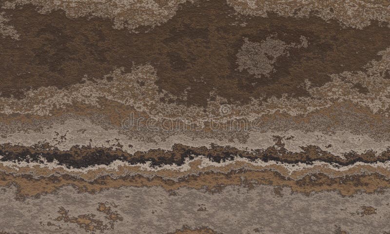 Weathered Sediment Strata. Brown Soil Layer Background Stock Photo ...