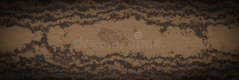 Weathered Sediment Strata. Brown Soil Layer Background Stock Photo ...
