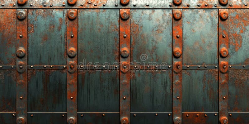 Weathered Steel Texture with Rust Patches and Metallic Shine, Giving a ...