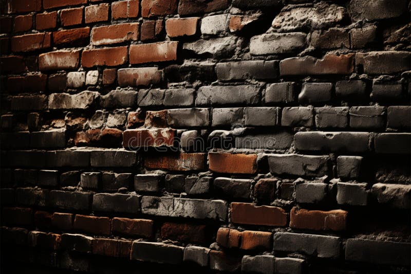 Weathered Stone Material Shapes a Rough, Old Brick Walls Texture Stock ...